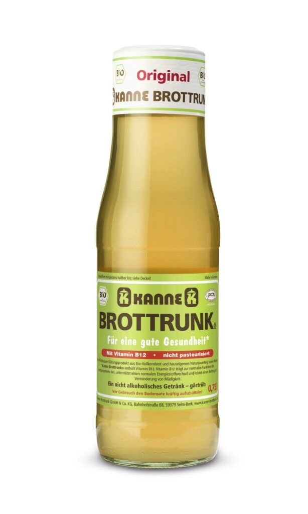 Bautura Probiotica Bio, Din Paine Fermentata, 750 Ml, Kanne Brottrunk ...